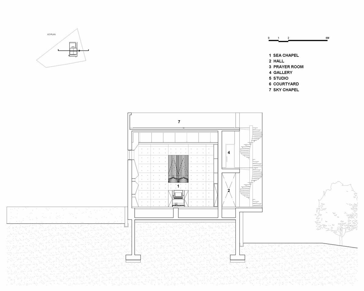 explore this meditation chapel in korea by lee eunseok + atelier KOMA