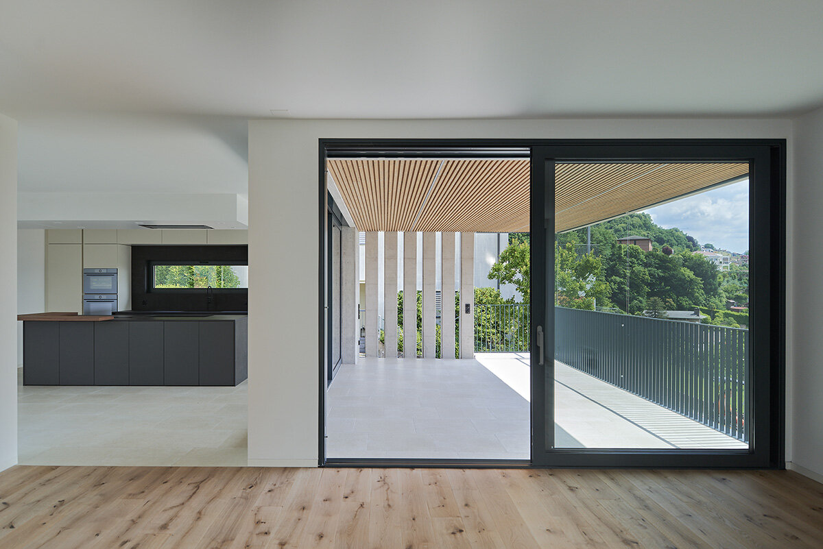 enrico sassi sites 'villa lugano pregassona' over swiss alpine lake