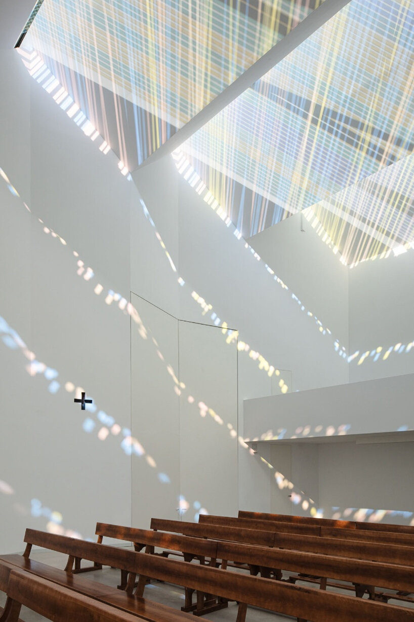 elisa valero's jagged roof diffuses intricate pastel patterns inside ...