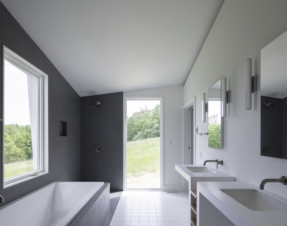 schaum/shieh's house in the US slides along natural contours to form ...