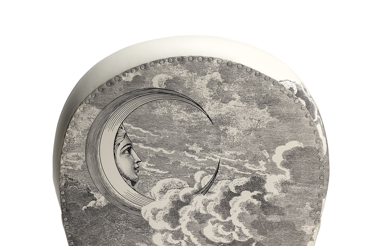 fornasetti + poltrona frau craft dreamlike armchair for milan design week