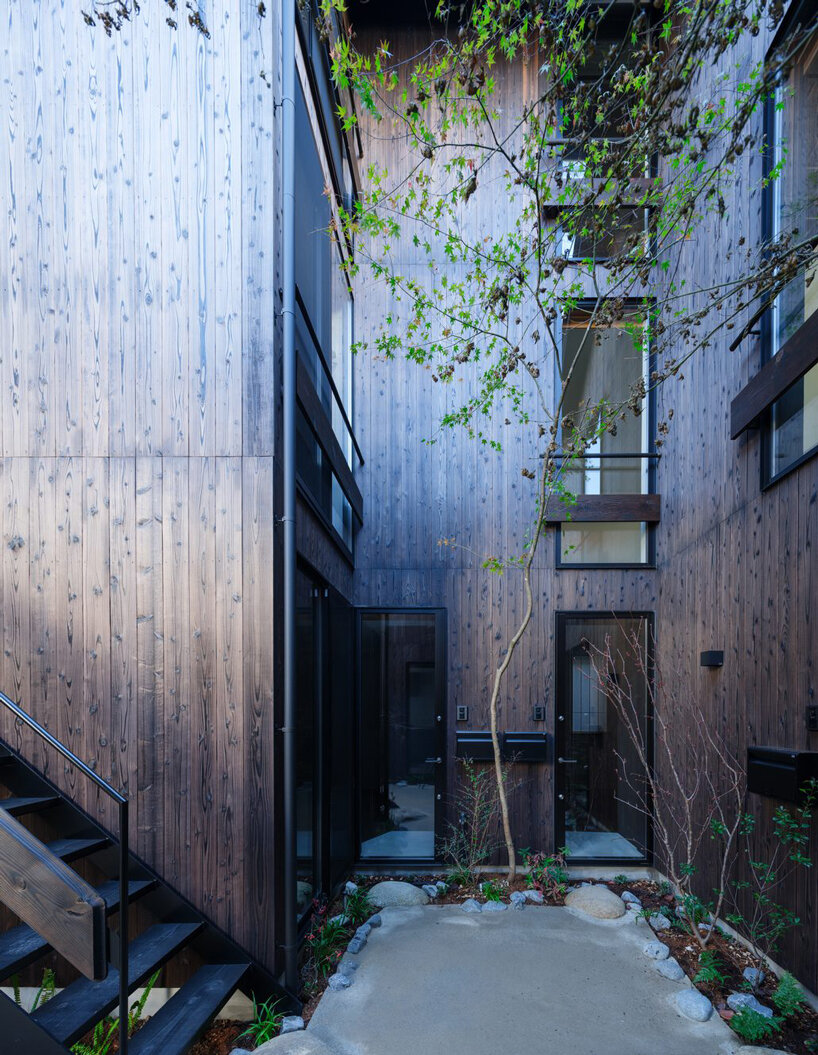 staggered volumes in love architecture's tokyo residential complex ...