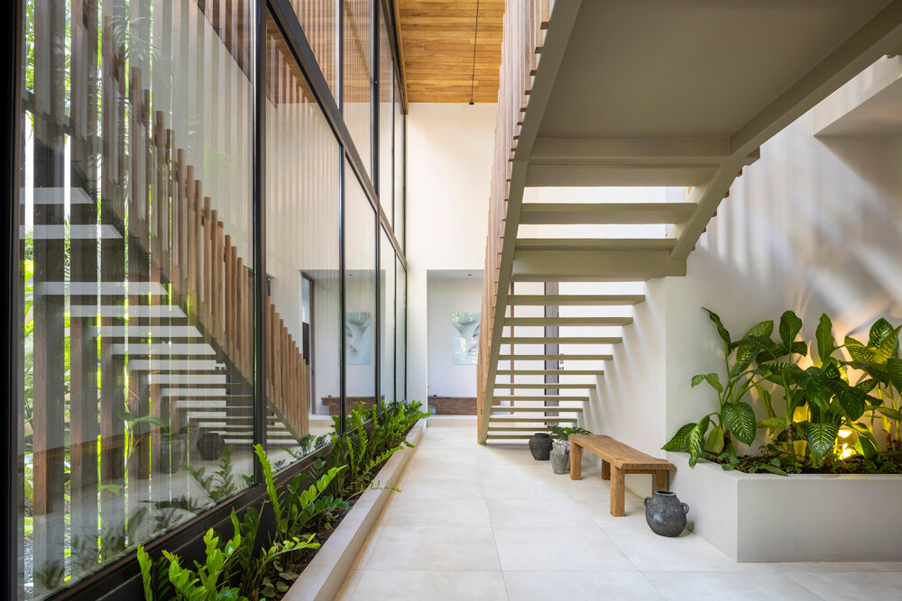 studio saxe perches sustainable villas among lush treetop jungle of ...