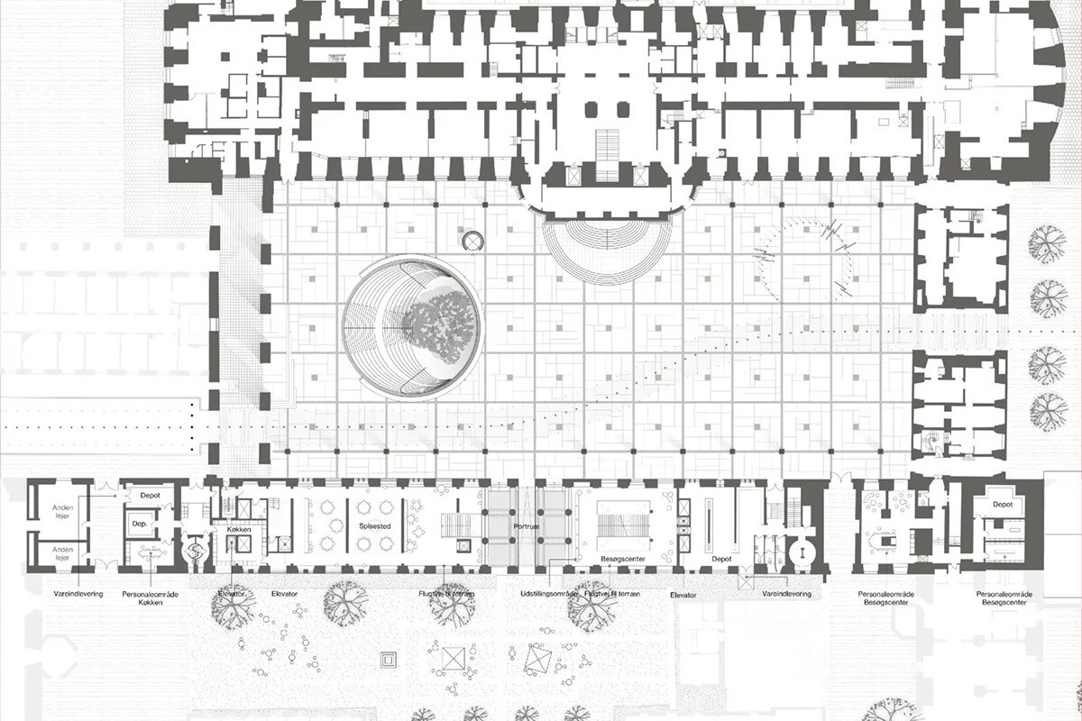 COBE plans new danish parliament with underground amphitheater