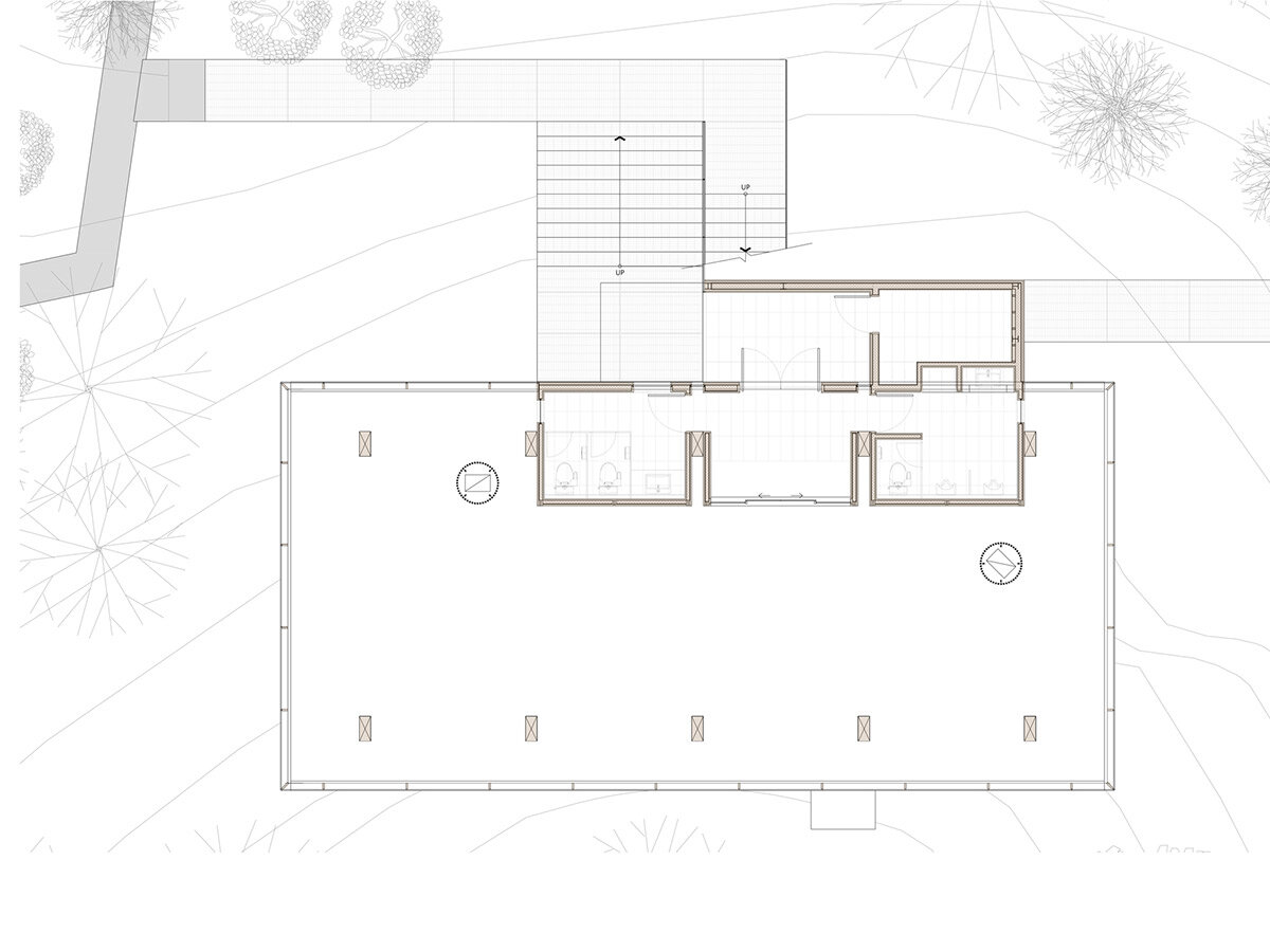 inwang mountain guard post becomes modern forest retreat