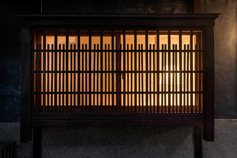 former textile workshop transforms into modern machiya residence in kyoto