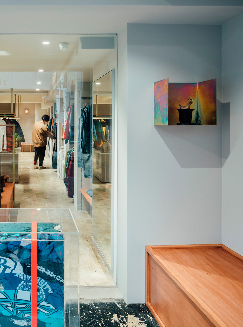 multi-colored plating ornaments vintage clothing store by fathom in ...