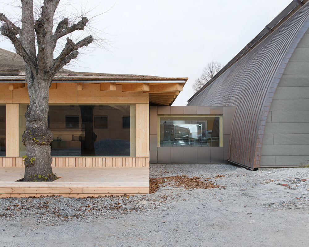 elding oscarson builds visualization dome as museum extension in stockholm