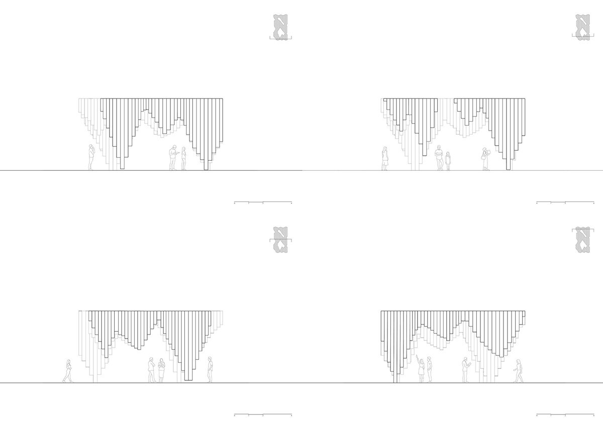 HAS design + research sculpts cavernous 'aluminum grotto' in bangkok