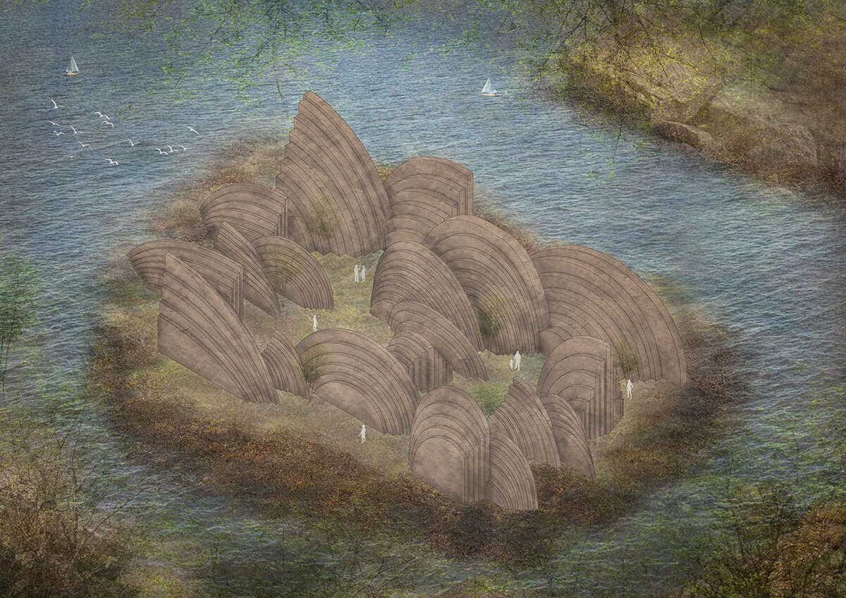 HAS design + research sculpts cavernous 'aluminum grotto' in bangkok