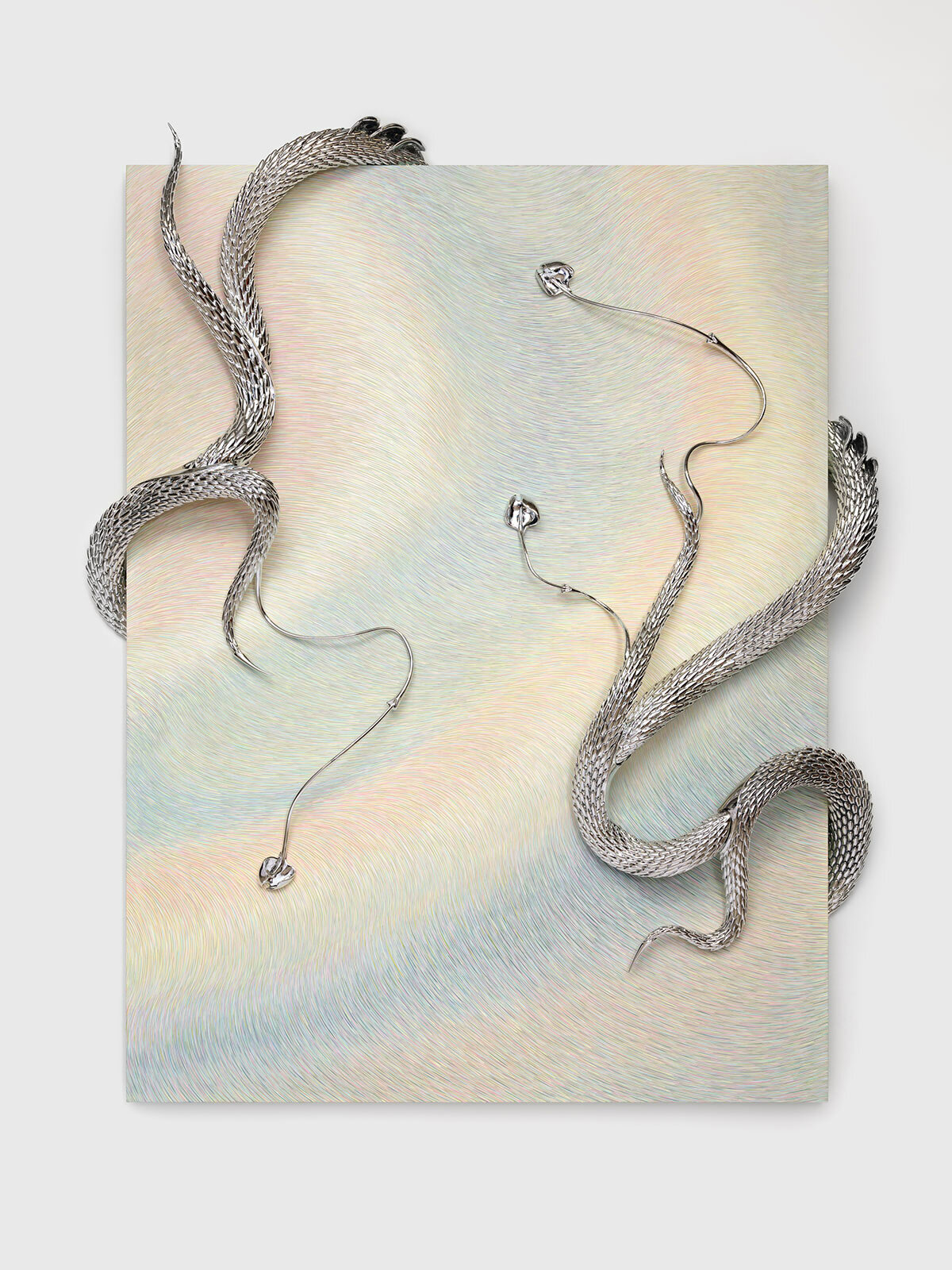 anastasia komar's hybrid artworks interwoven with sinuous biological ...