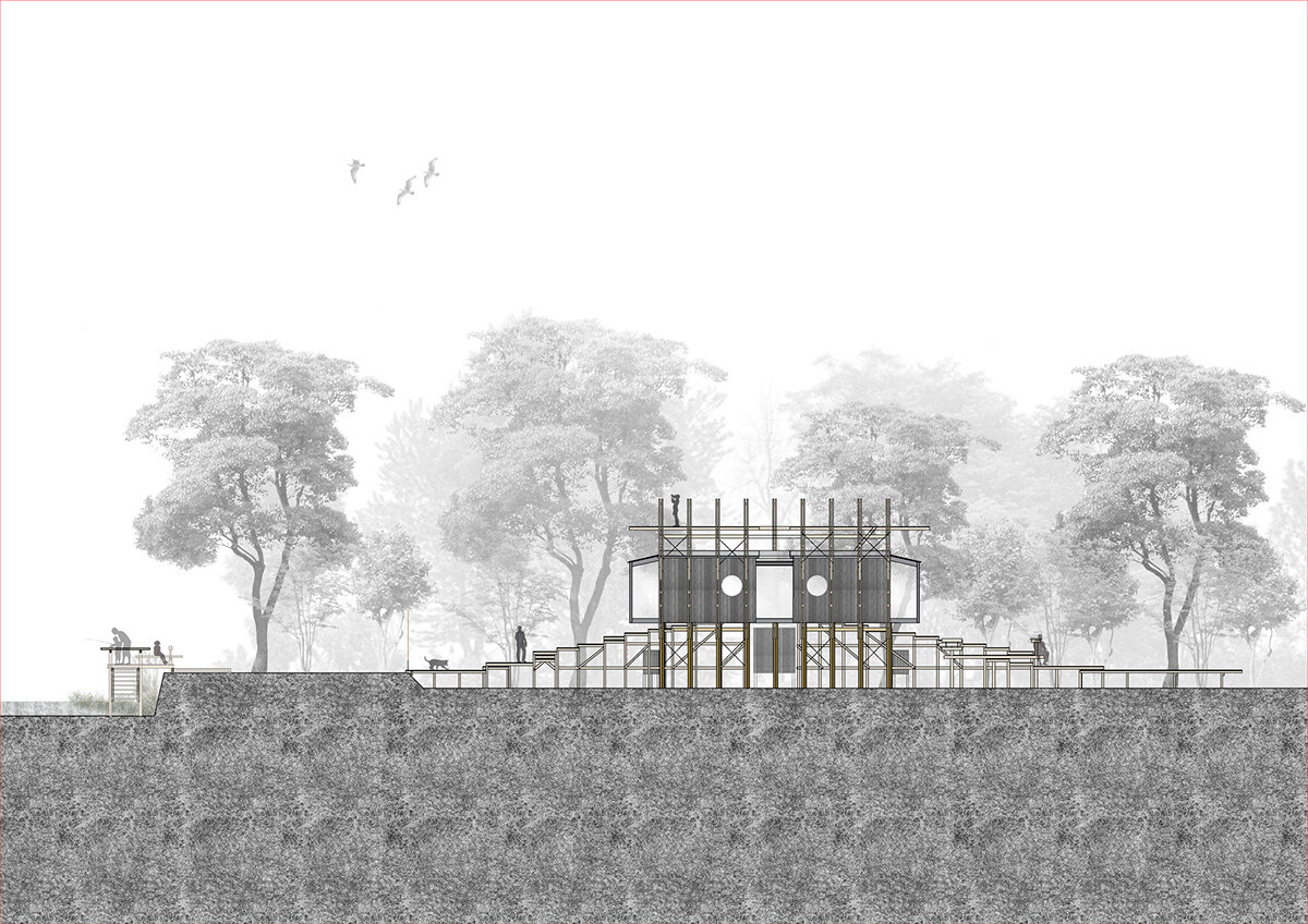 like its namesake dragonfly, casa libélula floats over a river delta