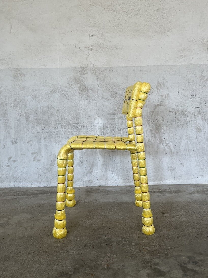 traditional korean reed broom becomes yellow woven furniture in do hyun ...