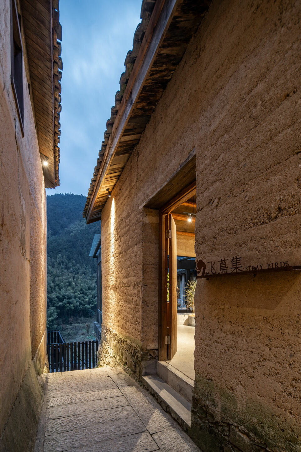 line+ revives cliffside ancient rammed-earth village in china introducing songyang art hotel