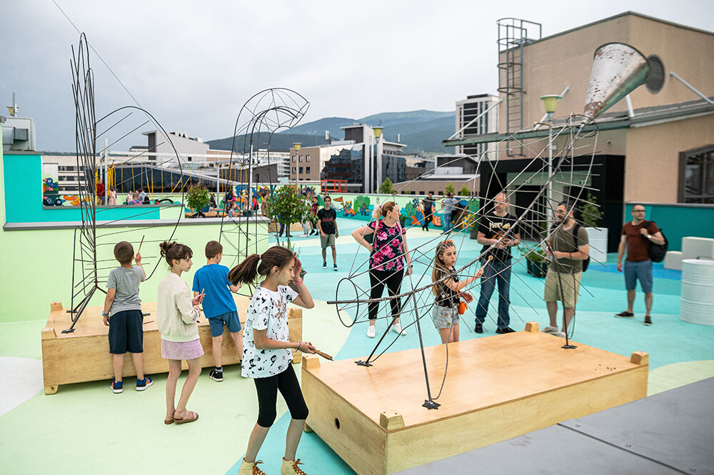 concrete to culture takes over rooftop with largest graffiti in bulgaria