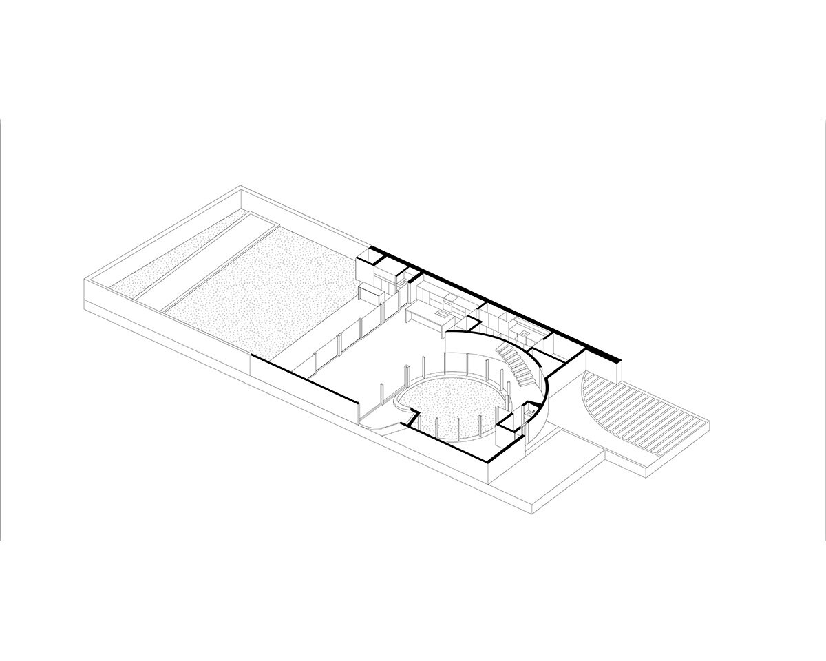 atelierM's grassy LuMa house encircles a century-old oak tree