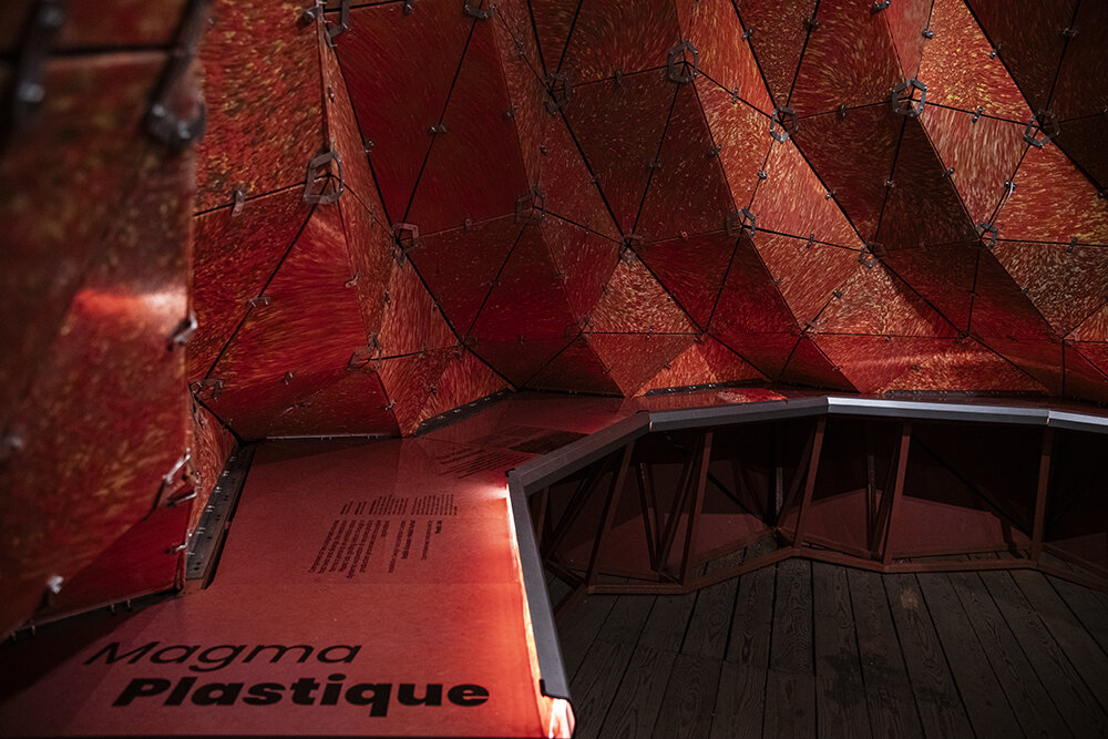 plastc lab conjures volcanic silhouettes from recycled plastic at we ...