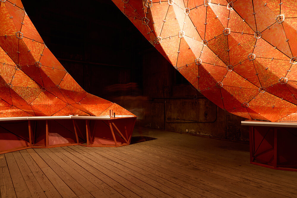 plastc lab conjures volcanic silhouettes from recycled plastic at we ...