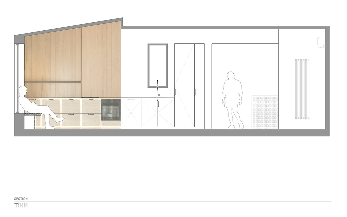 TIMM architecture converts tbilisi attic into bright 'birdsnest house'