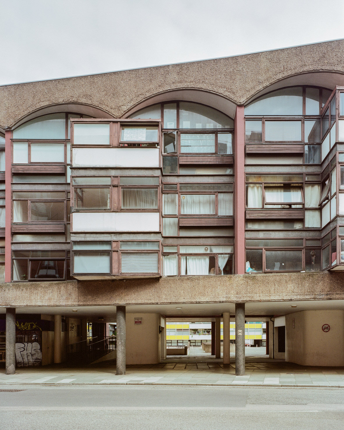 vaulted, 1960s-era 'crescent house' sees retrofit by TYPE studio